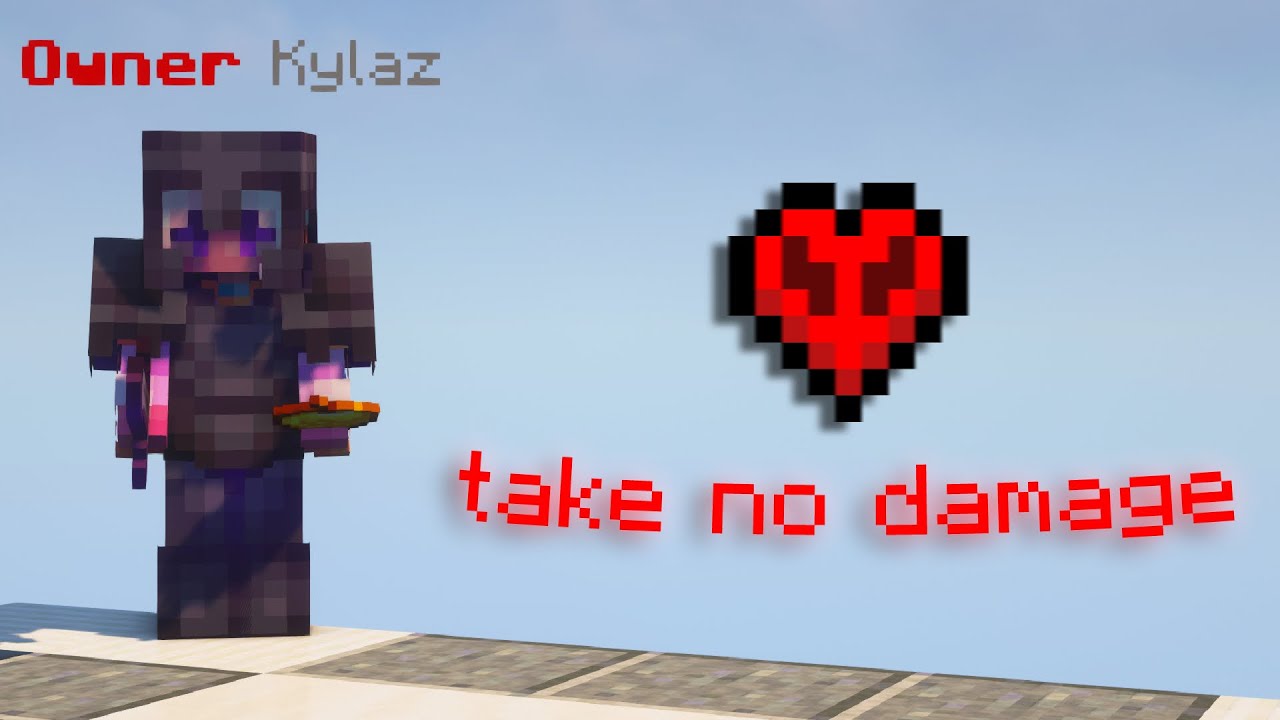 how to take no damage (netherite pot) - YouTube