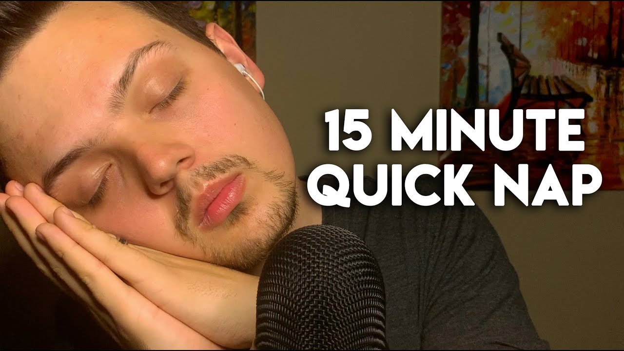 ASMR | 15-Minute QUICK Nap with Soft Wake-Up - YouTube