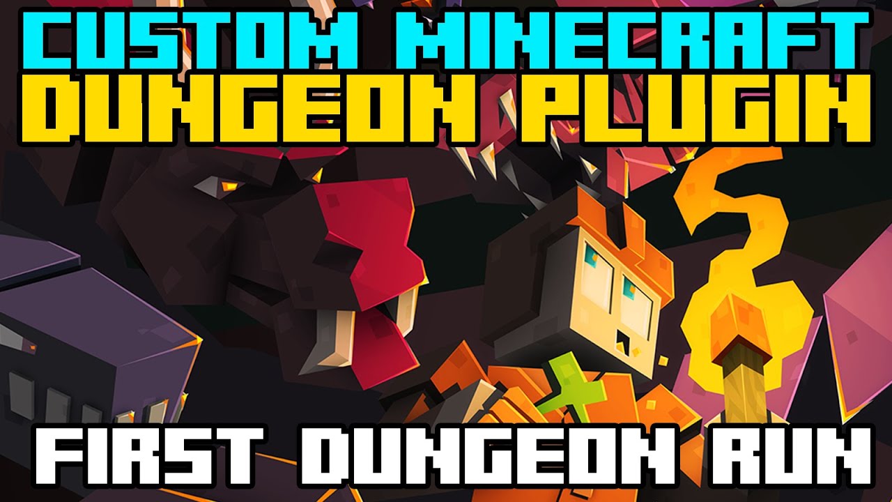 1st procedural generated Minecraft dungeon run | Custom Plugin [Vanilla ...