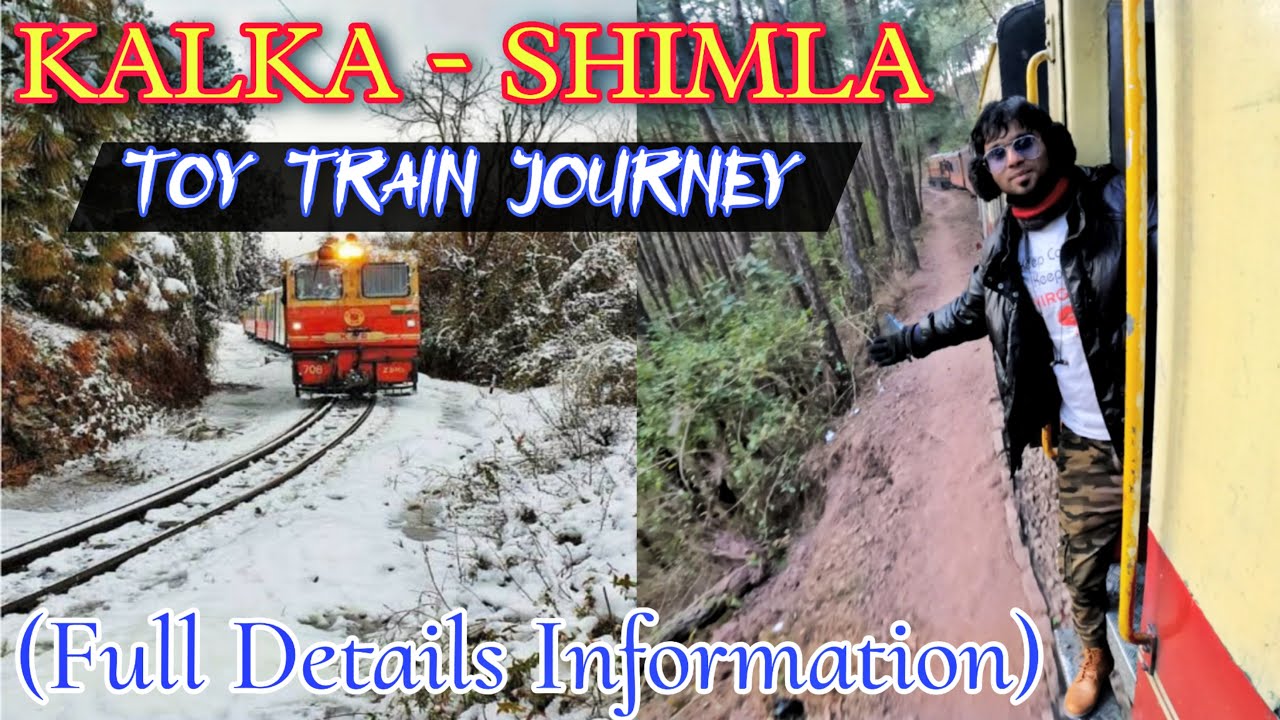 KALKA TO SHIMLA TOY TRAIN JOURNEY 2024 || ₹50 Only || 52453 KLK SML ...