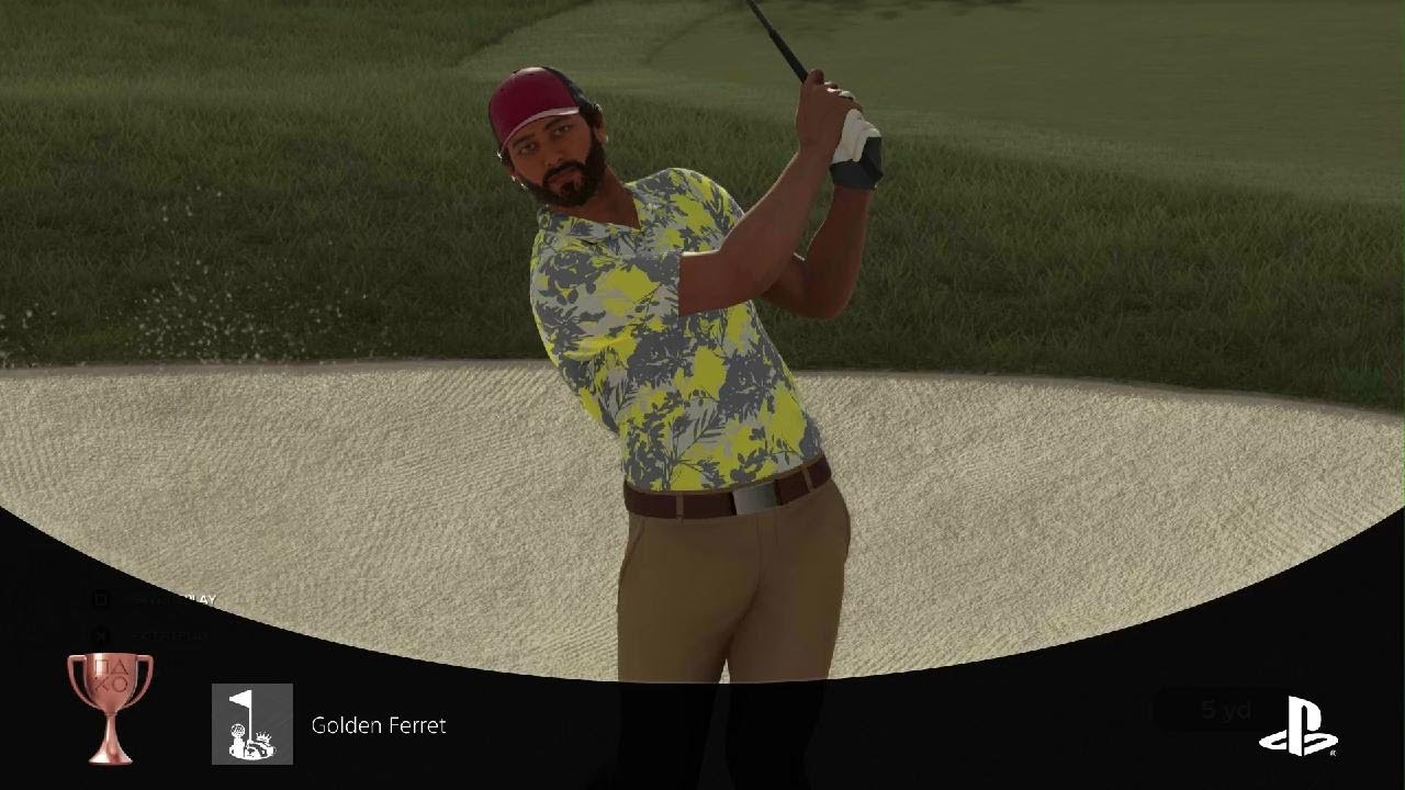Golden Ferret Trophy | PGA TOUR 2K23 - YouTube