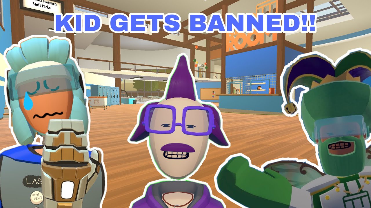 Kid Gets BANNED In Rec Room! (Funny Moments) - YouTube
