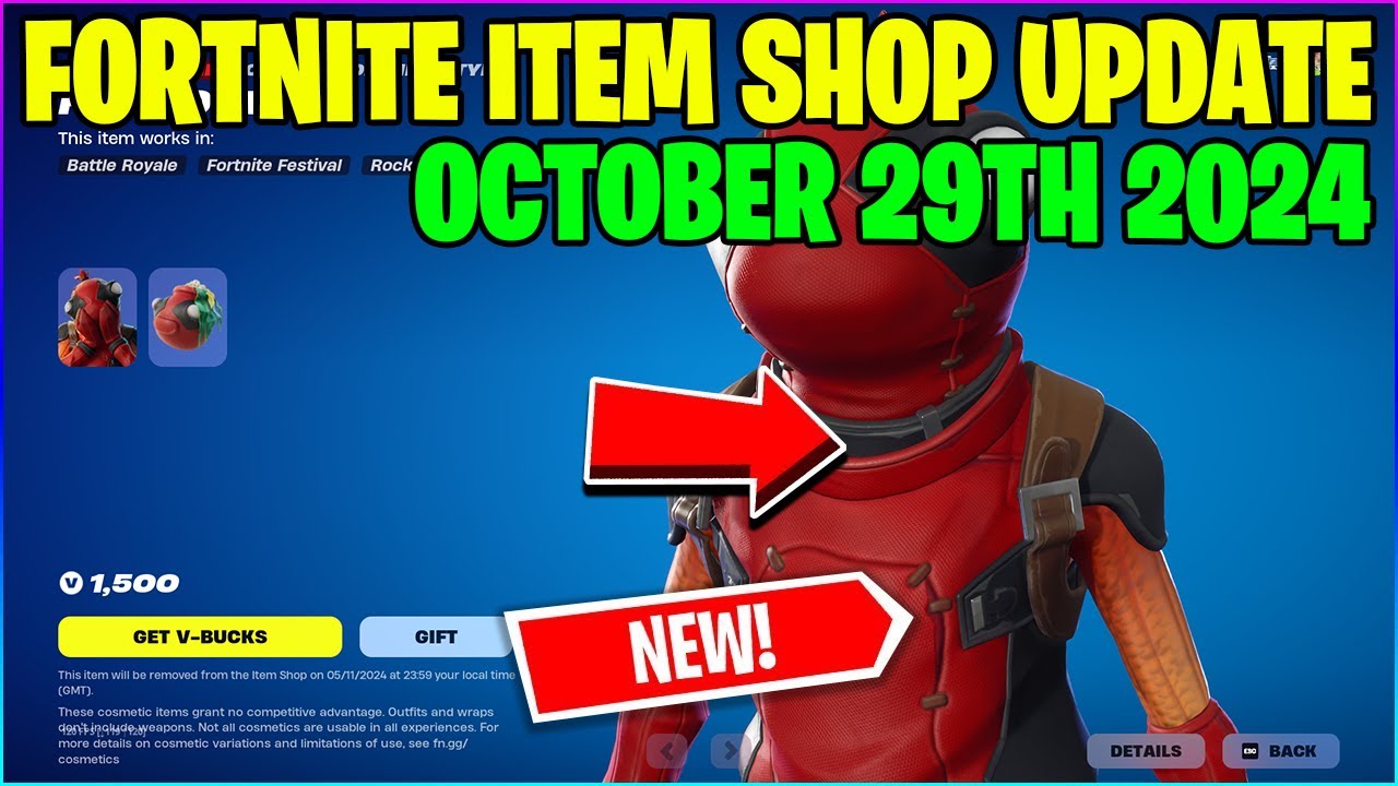 *NEW* FISHPOOL SKIN! Fortnite Item Shop [October 29th, 2024] (Fortnite ...