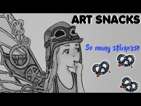 Art Snacks plus box review! - YouTube