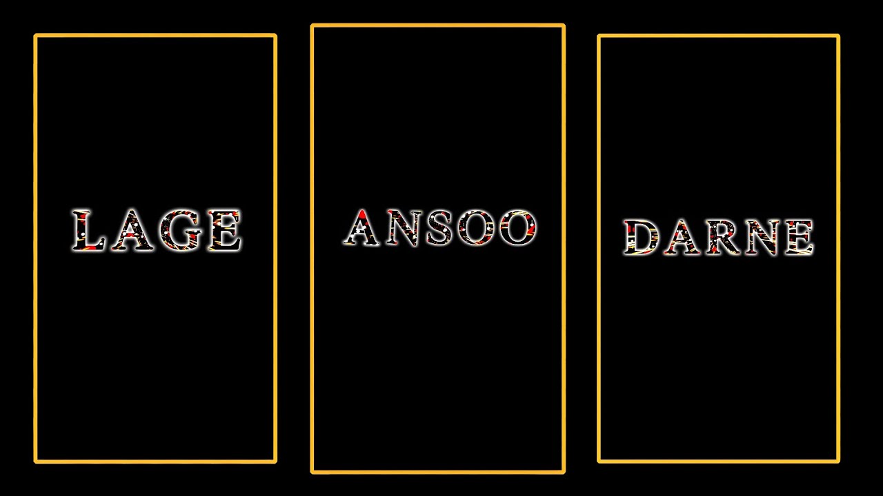 Lahoo Banke Ansu Barasne Lage He Xml|Aftermotion Video Editing|Black ...