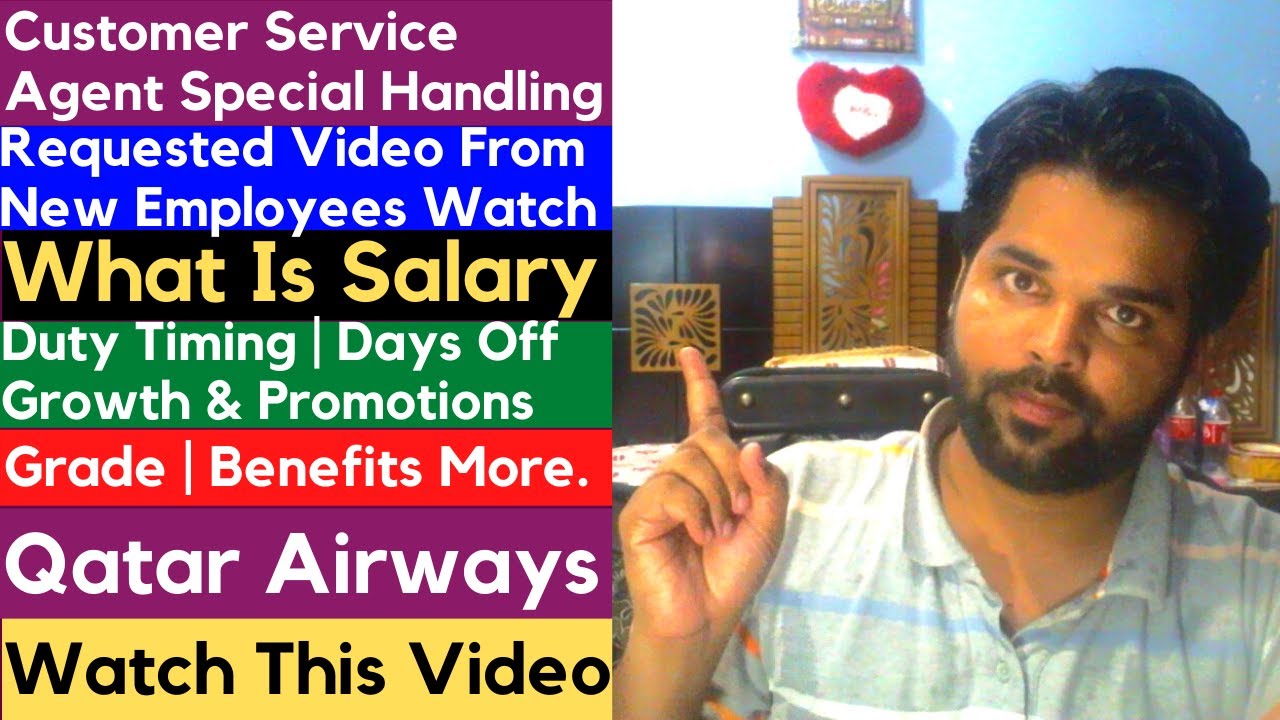 Customer Service Agent (CSA) Special Handling Qatar Airways | Salary ...