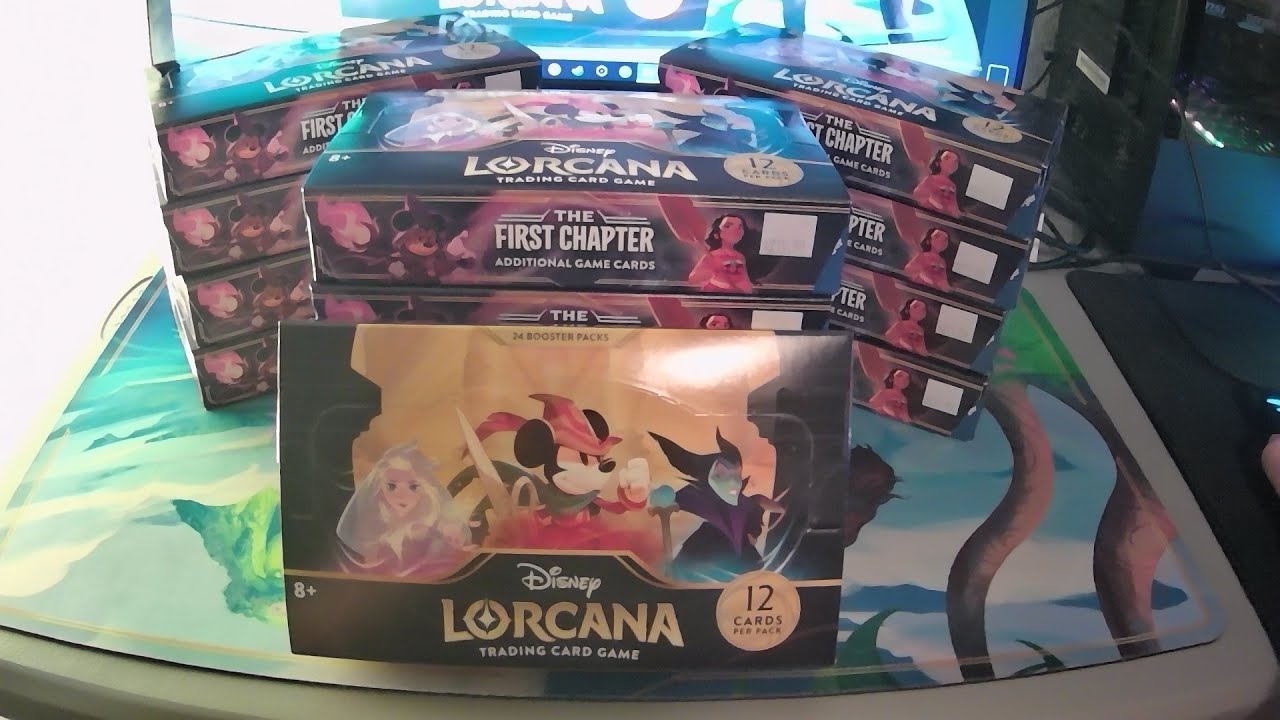 Lorcana: The First Chapter Booster Box Opening (Case 4: Box 1) - YouTube