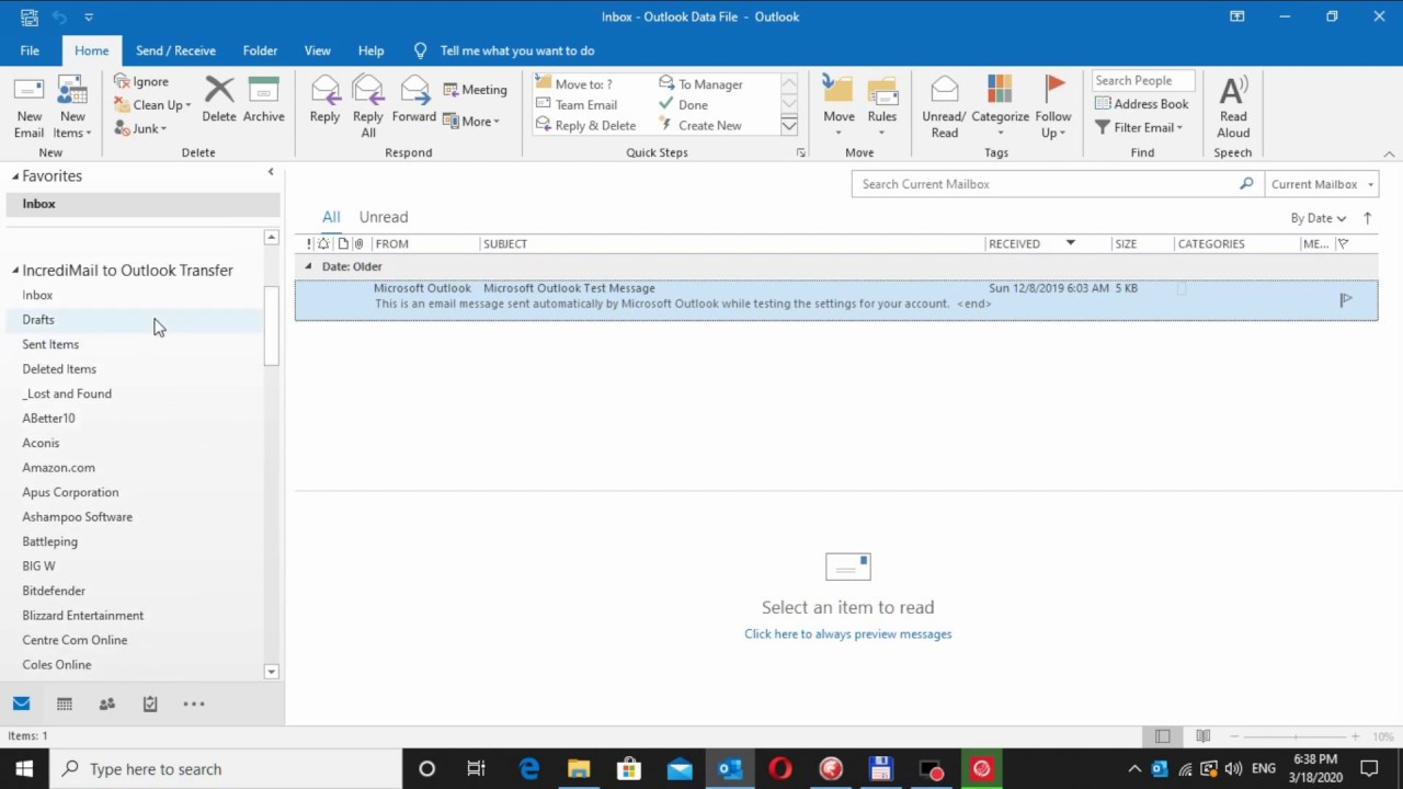 How to switch from IncrediMail to Outlook? - YouTube
