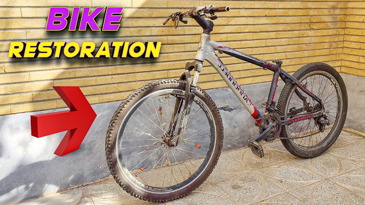 Epic Bicycle Restoration - I Restored My Brother's Trash Bike With An ...