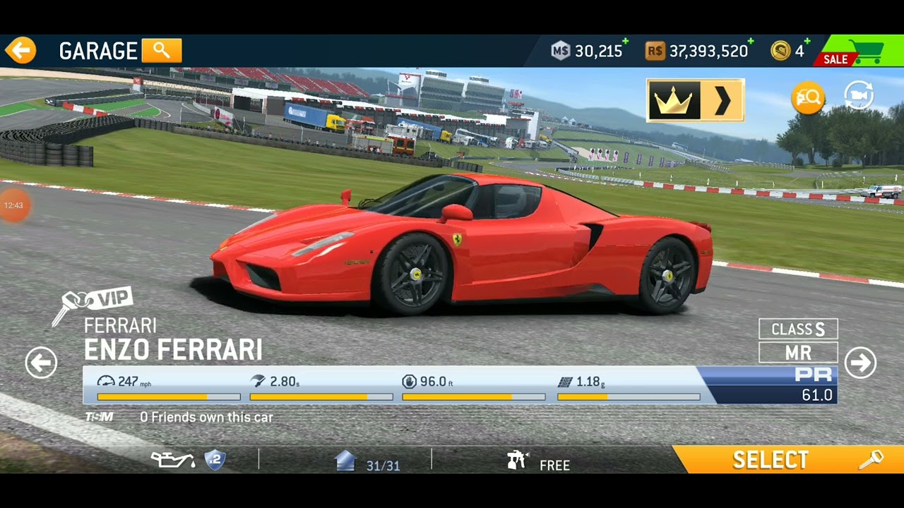 All my cars in the Real Racing 3 apk app - YouTube