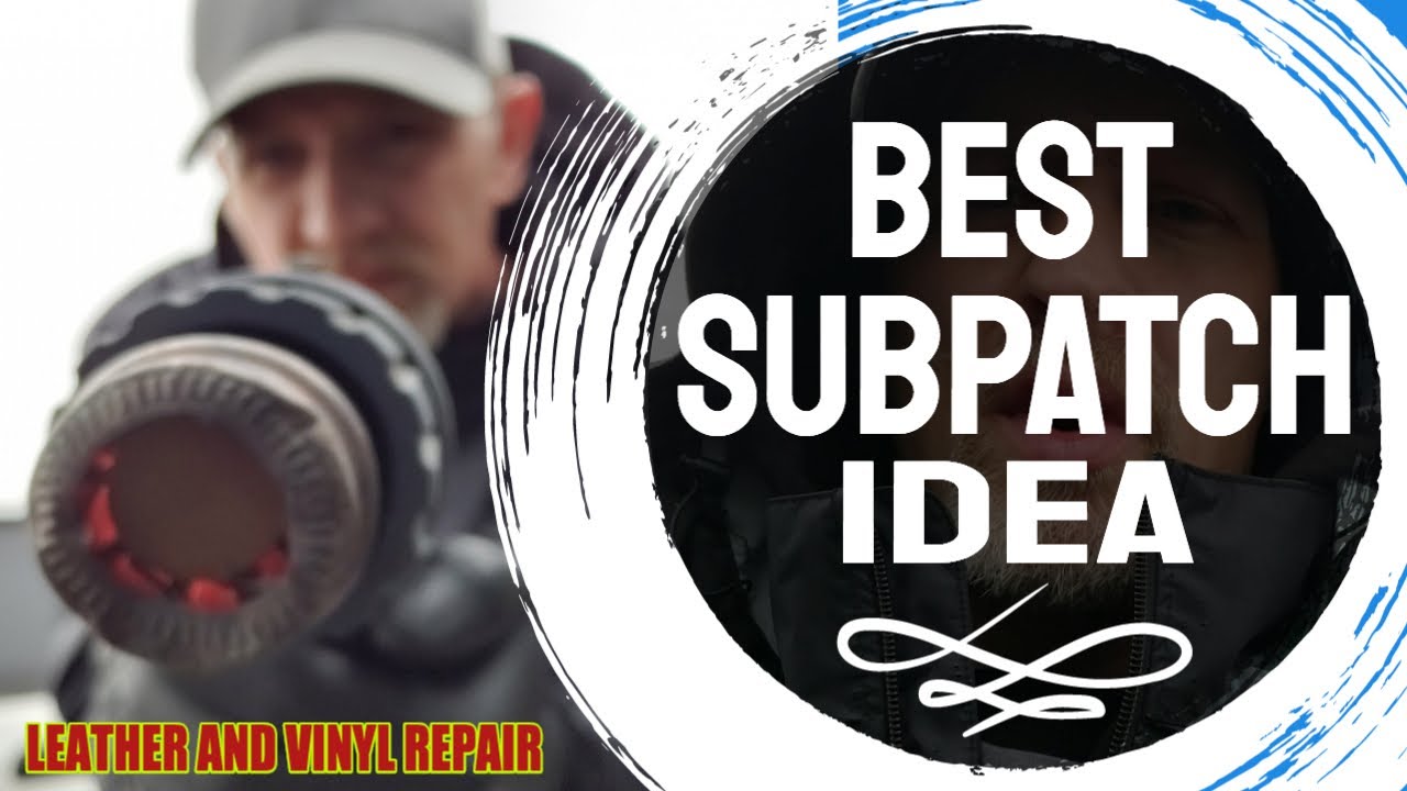 Best sub patch idea for leather and vinyl repair - YouTube