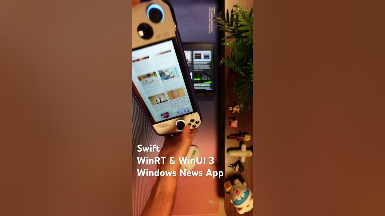 Swift WinRT & WinUI 3 Windows News App Demo #swift #windows - YouTube