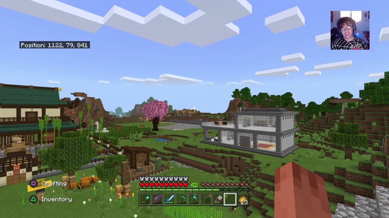 How 2 minecraft with facecam - YouTube