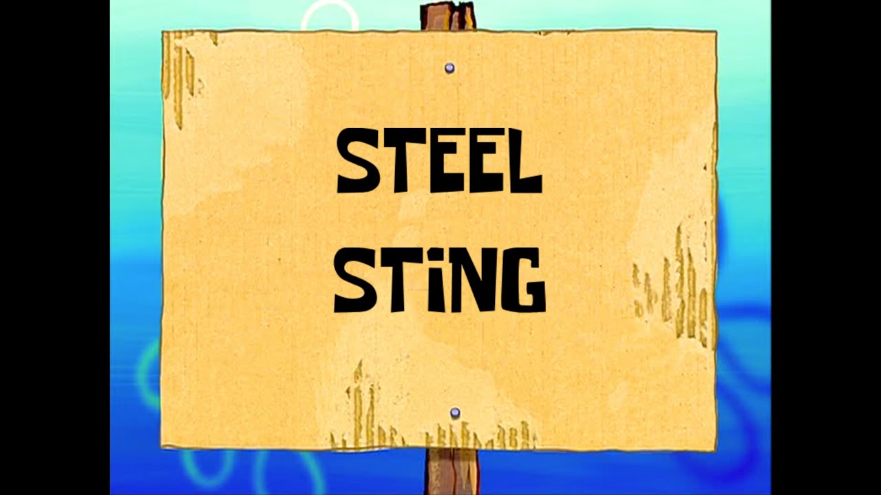 SpongeBob Soundtrack: Steel Sting - YouTube
