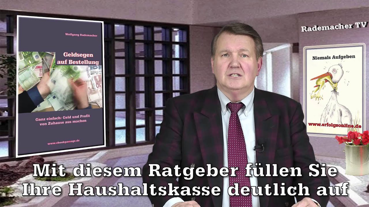 Geld scheffeln, Geld verdienen von zuhause aus, Werbung machen - YouTube