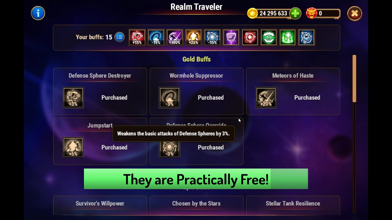 Hero Wars — Buying Buffs for Gold is Worth it for Guild Raids - YouTube