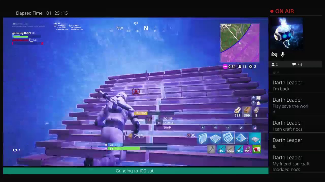 Fortnite gameplay and save the world gun giveaway at 100 subs - YouTube