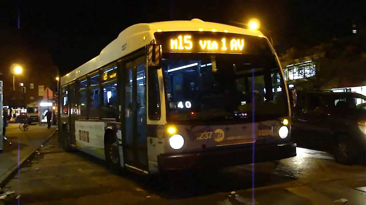 2010 NovaBus LFS Articulated 1237 On The M15 +Select Bus Service+ @ 1st ...