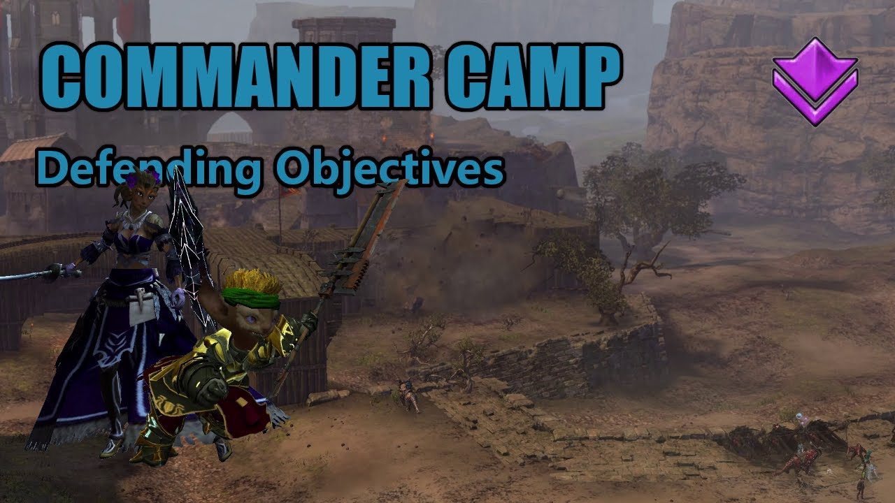 Guild Wars 2 Commander Camp -- Succeeding at Structure Defense - YouTube