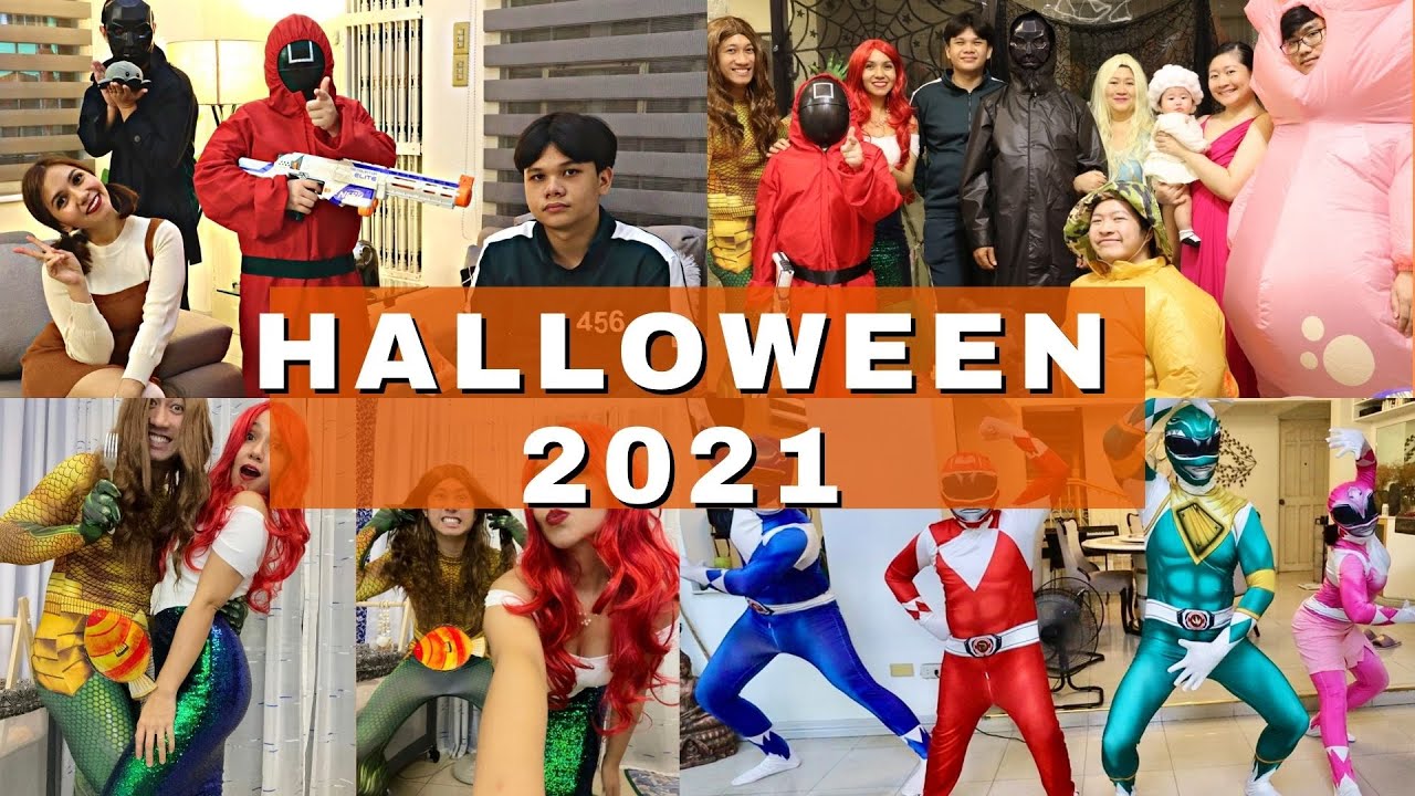 Halloween Costume Party | Power Rangers | Squid Game | Aquaman and The ...