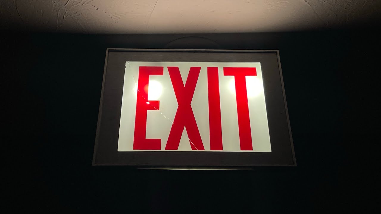 Exit Sign/Emergency Lighting Inspection 33 - YouTube