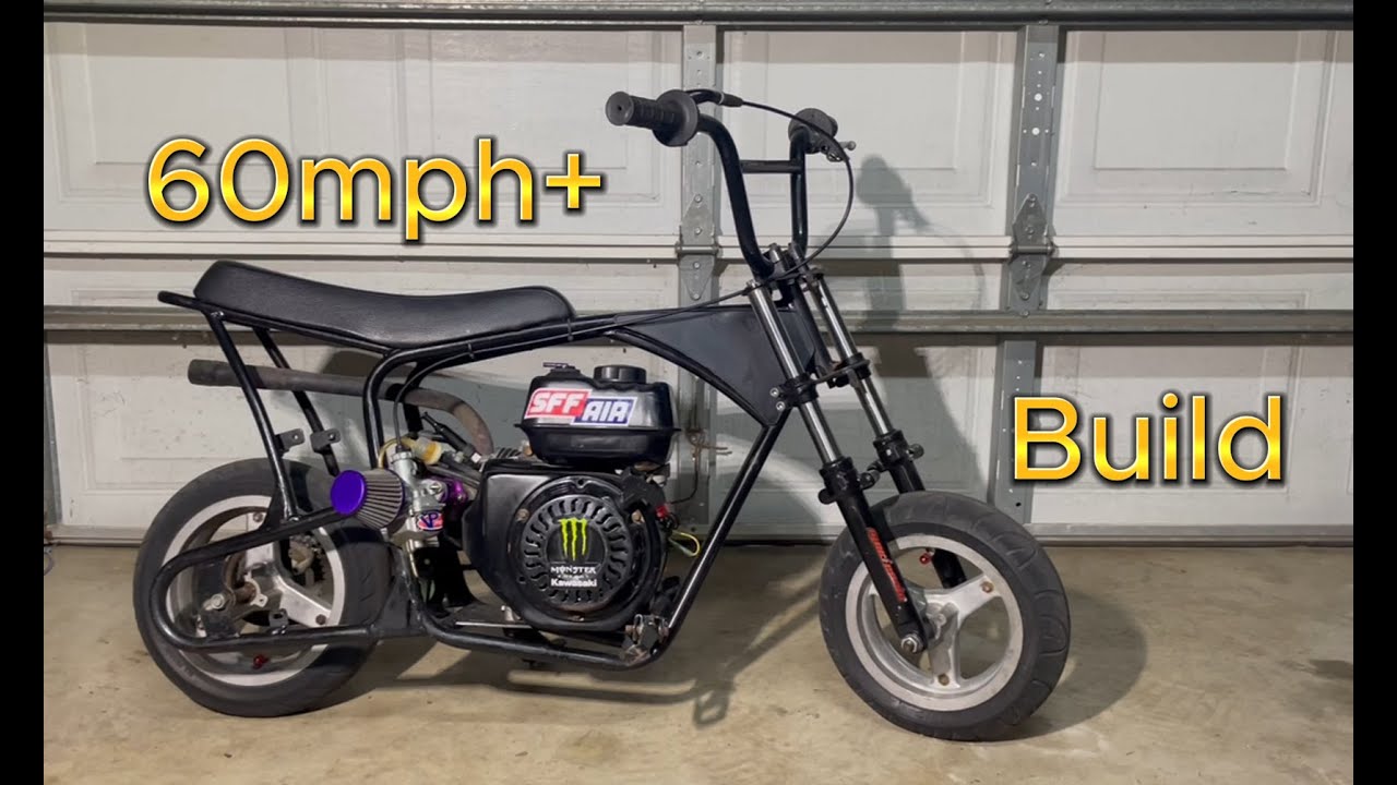 My 60mph Mini Bike Build - YouTube