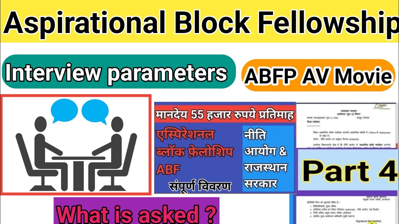 Aspirational Block Fellowship Program 2023 | Academic & Interview ...