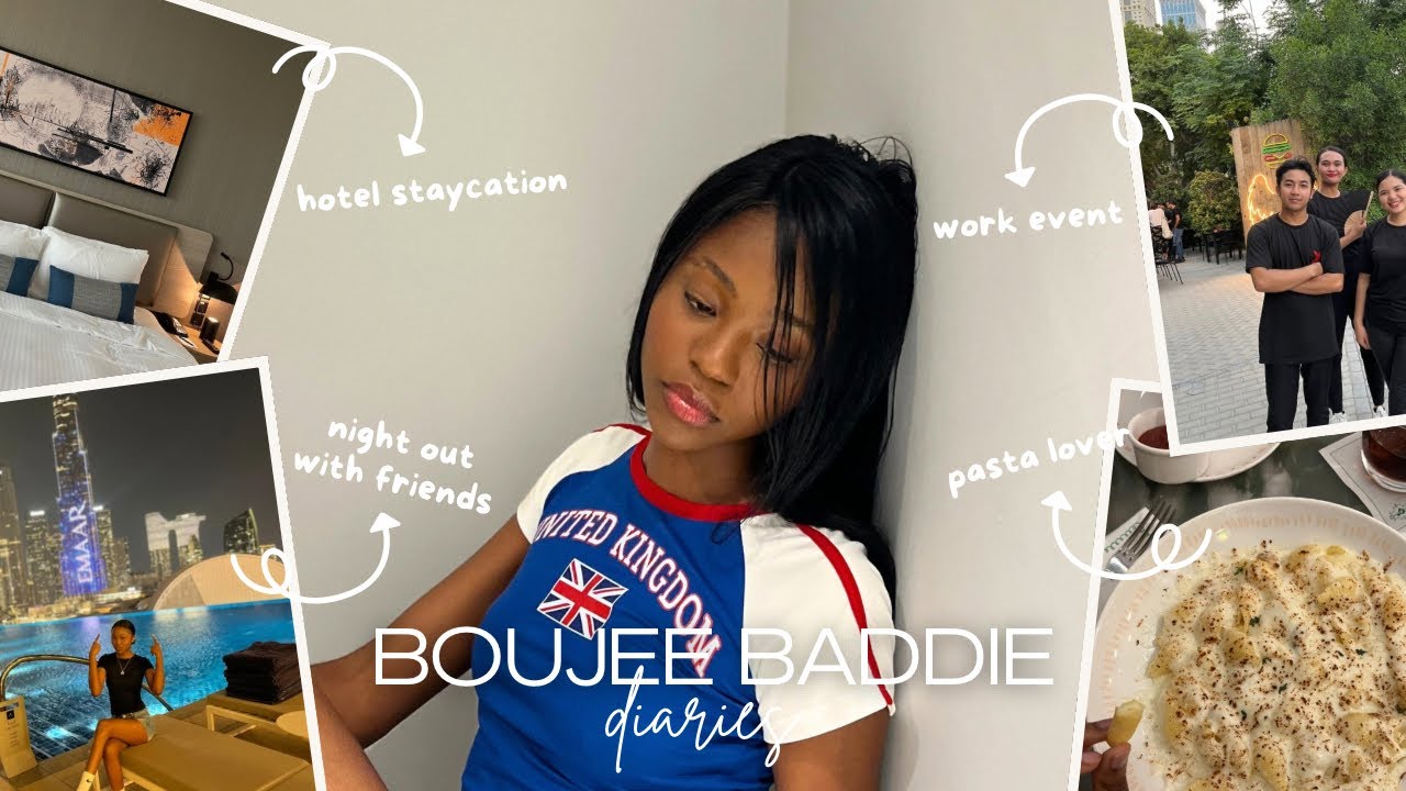 BOUJEE BADDIE DIARIES ★ | Dubai Hotel Staycation , Japanese work event ...