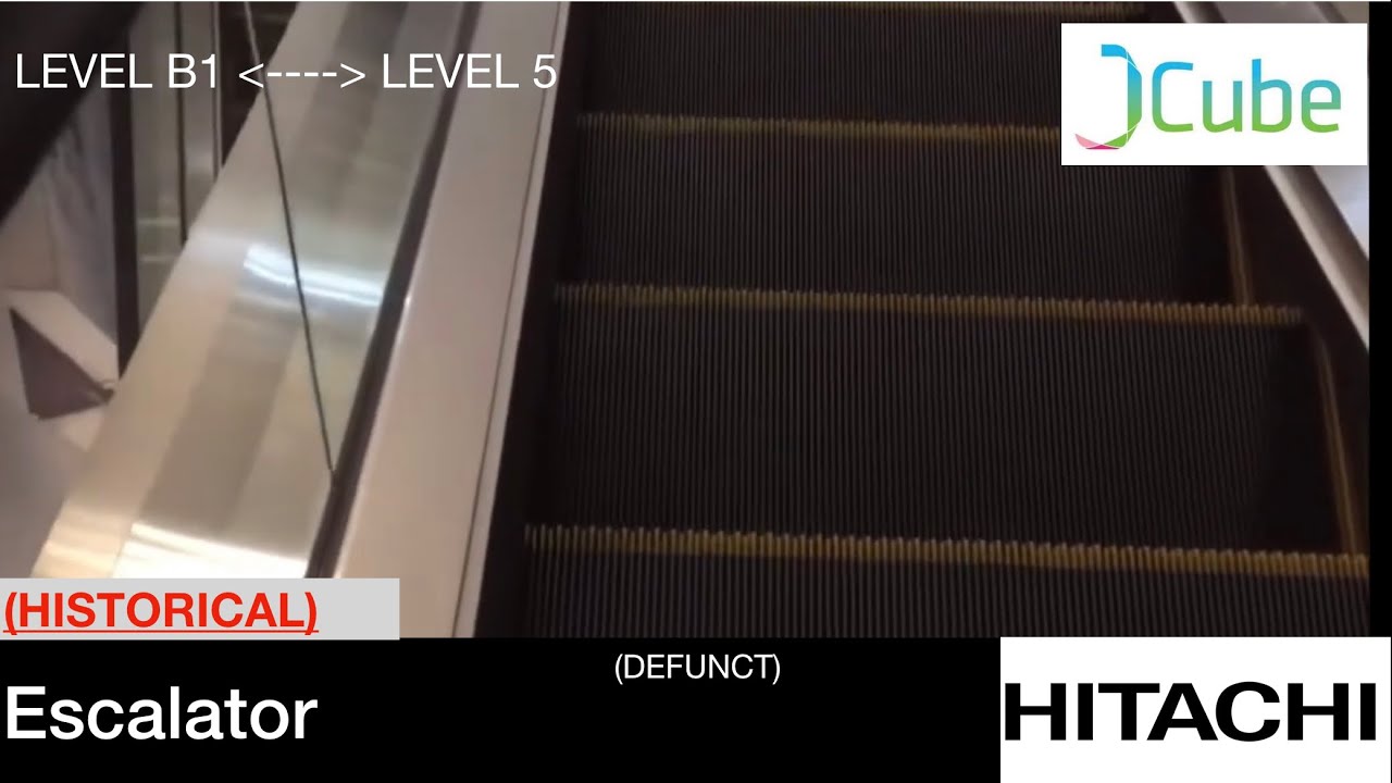 (HISTORICAL) JCube || Hitachi Escalator (with Level 5) 🇸🇬 - YouTube