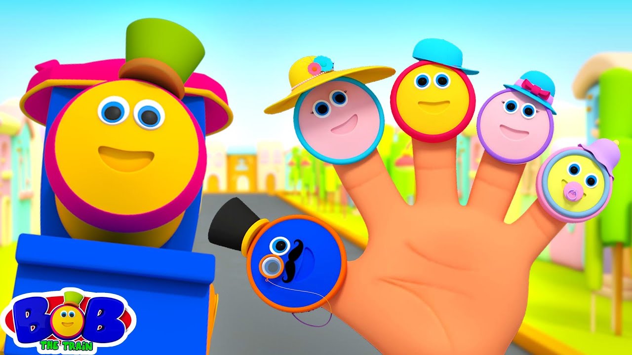 Finger Family + More Kids Songs & Cartoon Videos by Bob The Train - YouTube