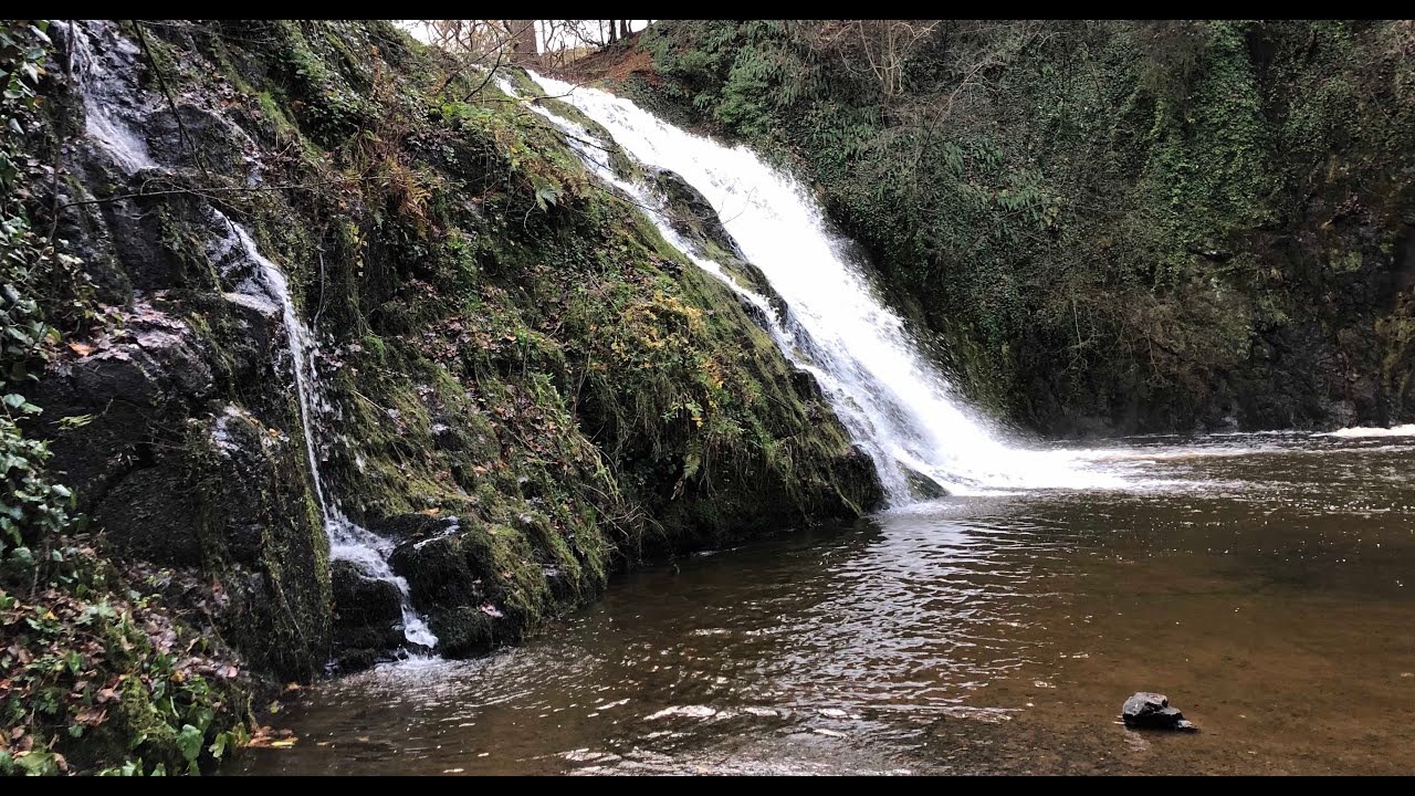 Stichill Linn - a secret waterfall - YouTube