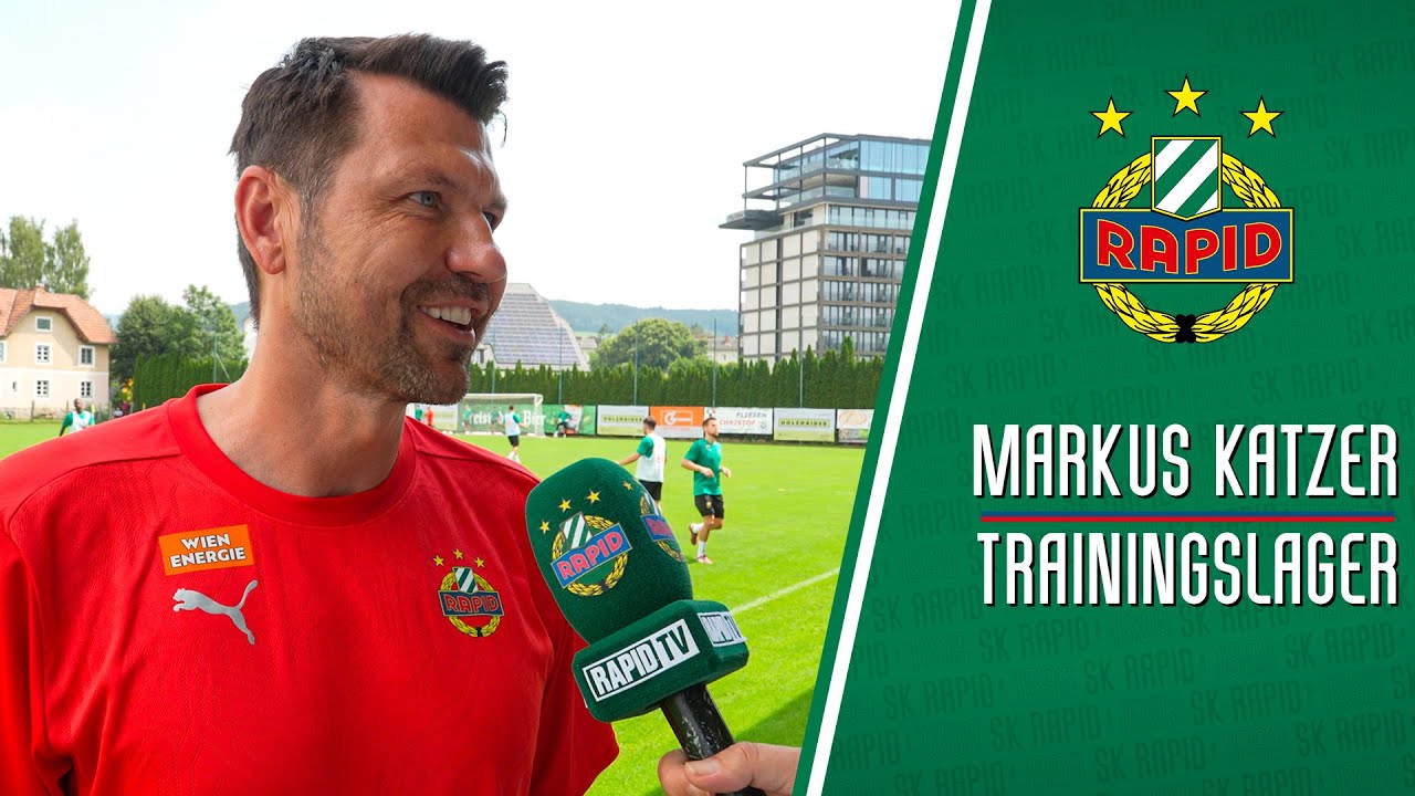 Markus Katzer im Interview am Trainingslager - YouTube