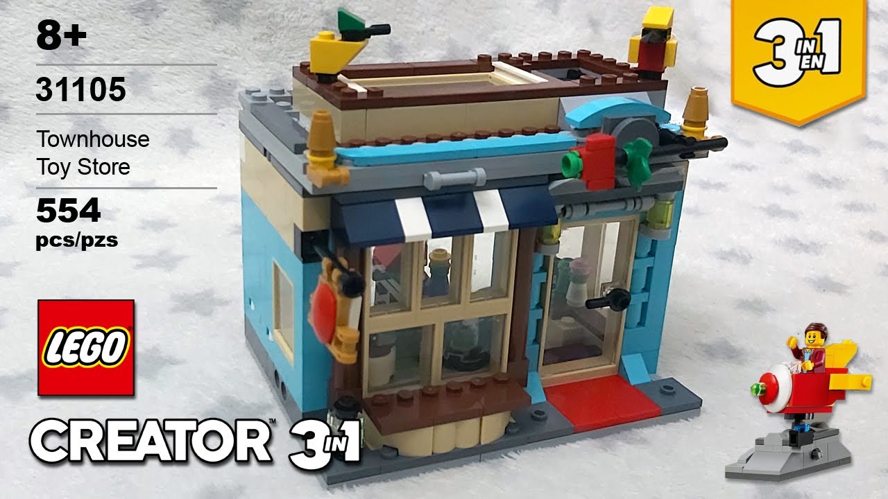 Lego Creator 31105 Town House Toy 3 in 1 easy Building - YouTube