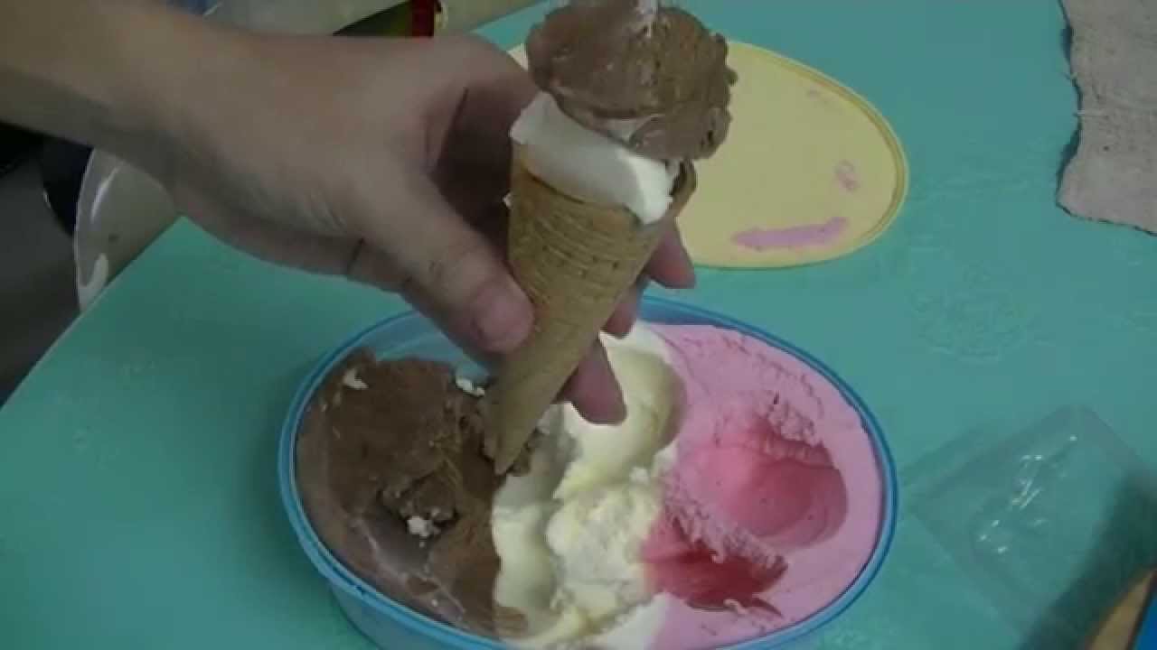 Wall's Crispy Ice Cream Cones - YouTube
