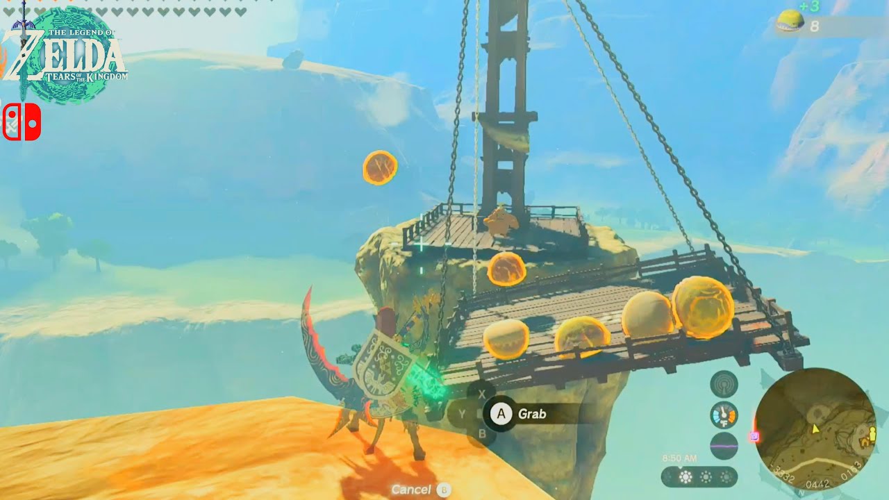 Legend of Zelda TOTK - Mini Games Ornest: Throwing Rock Balls & Moving ...