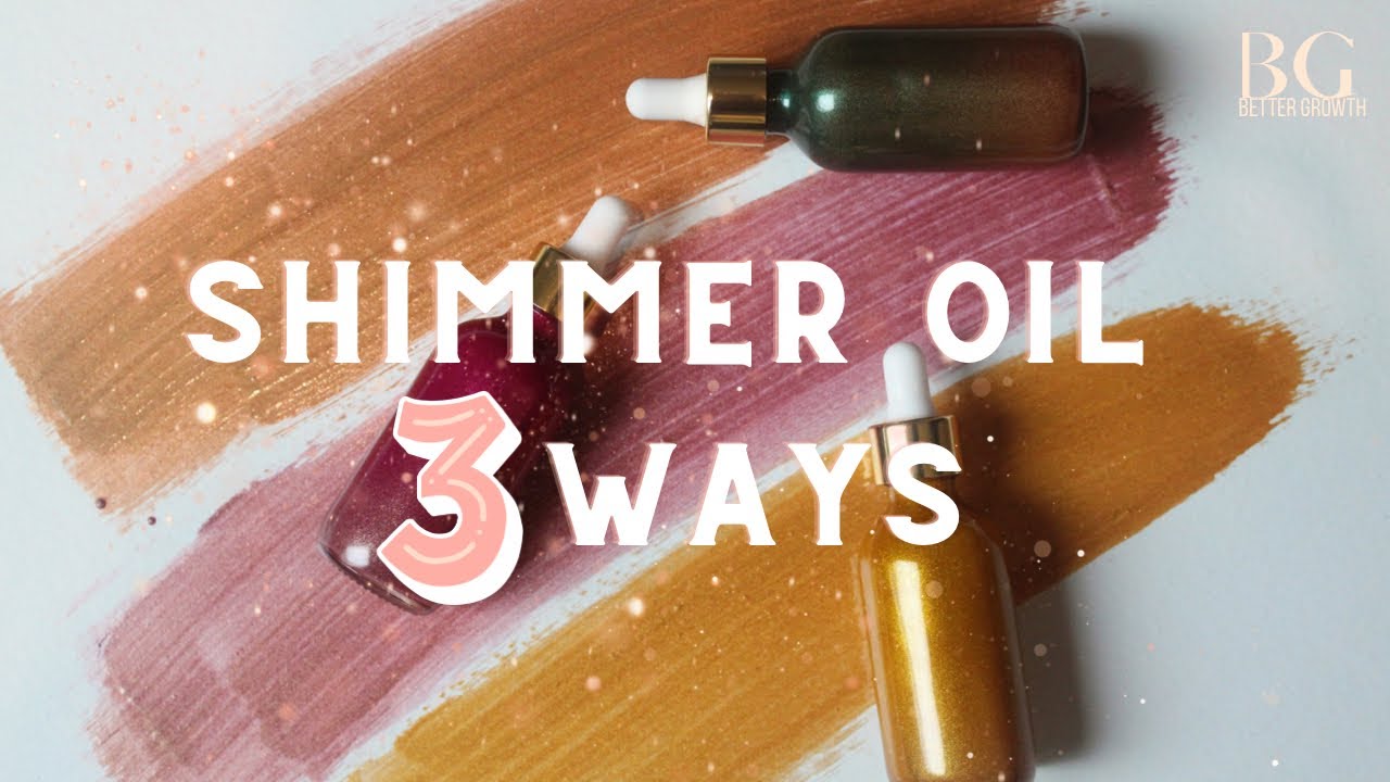 How To Make Shimmer Oil | For Beginners | Skincare Business - YouTube