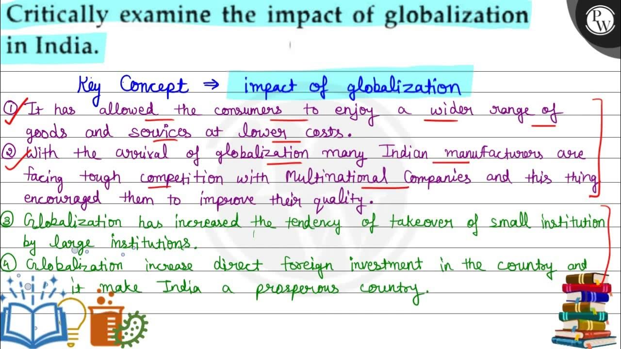 Critically examine the impact of globalization in India. - YouTube