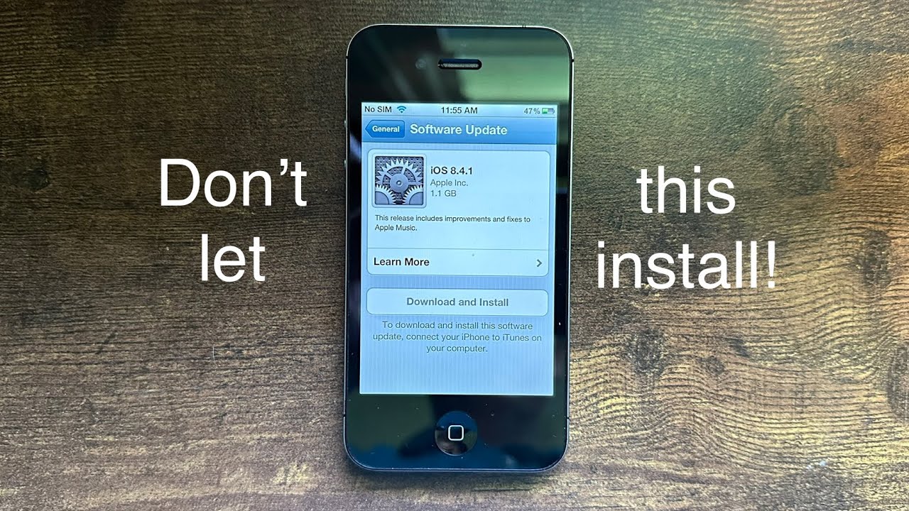 How to Block iOS Updates on iOS 5/6! - YouTube