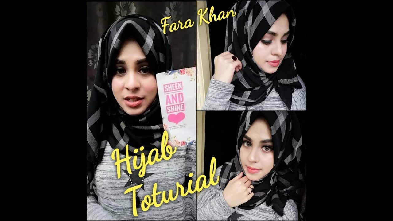 EASY HIJAB TUTORIAL / FARHA FATIMA KHAN / MTV ROADIES - YouTube