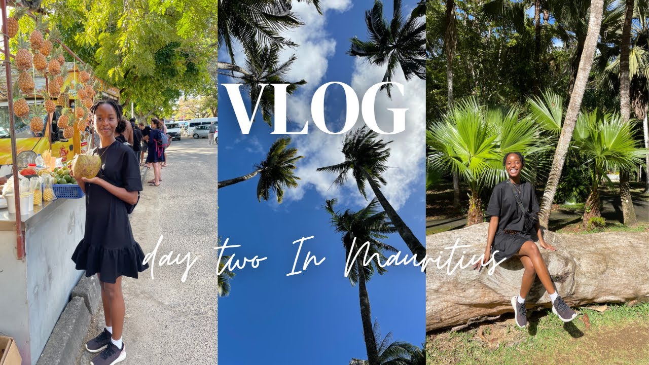 TRAVEL VLOG: EXPLORING MAURITIUS || VISITING PAMPLEMOUSSES BOTANICAL ...