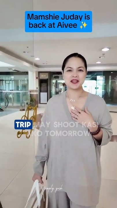 MOMSHIE JUDY ANN SANTOS IS BACK AT AIVEE KASI MAY WORK SYA! SANAOL TALAGA #judyannsantos # ...