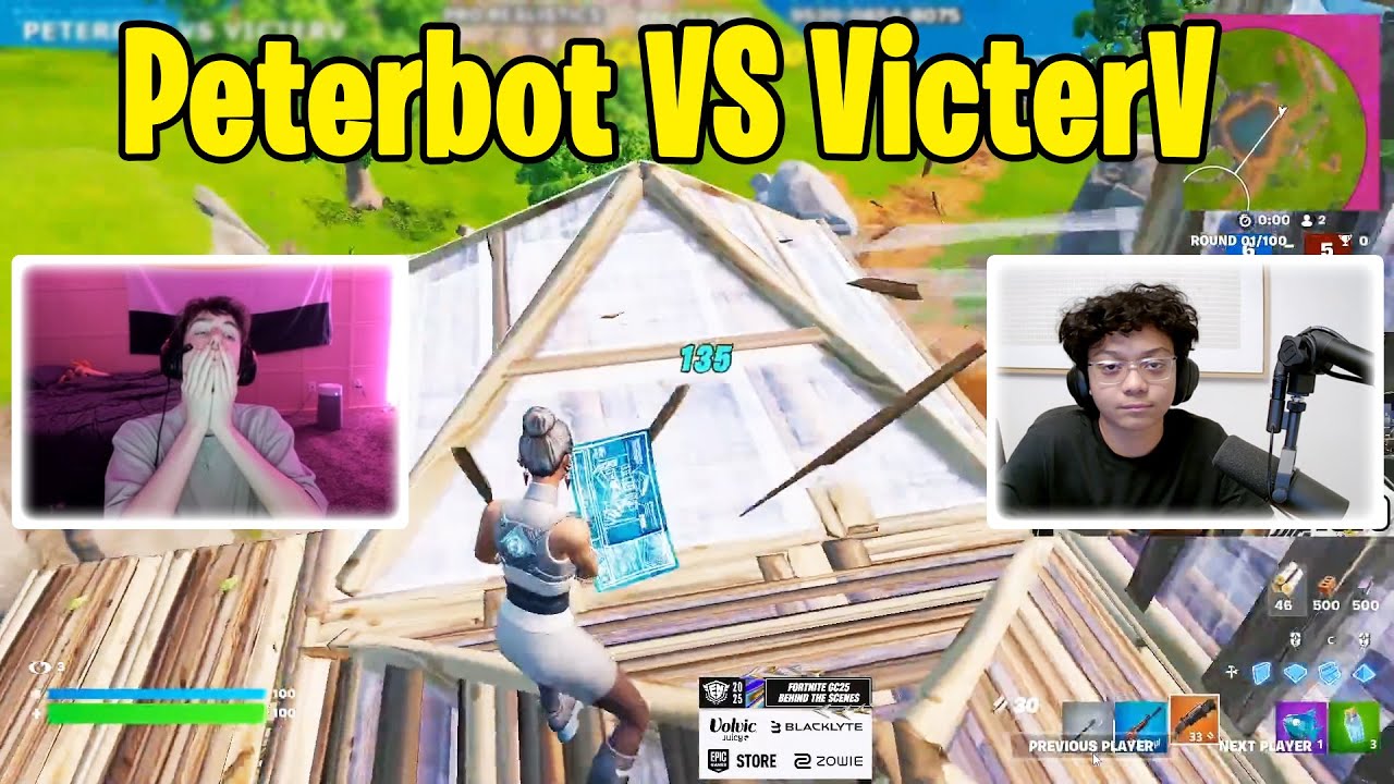 Peterbot VS VicterV 1v1 Realistic PvP! - YouTube