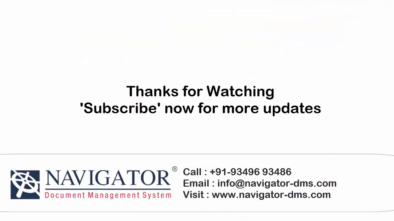 001 Navigator-DMS : How to upload a file - YouTube