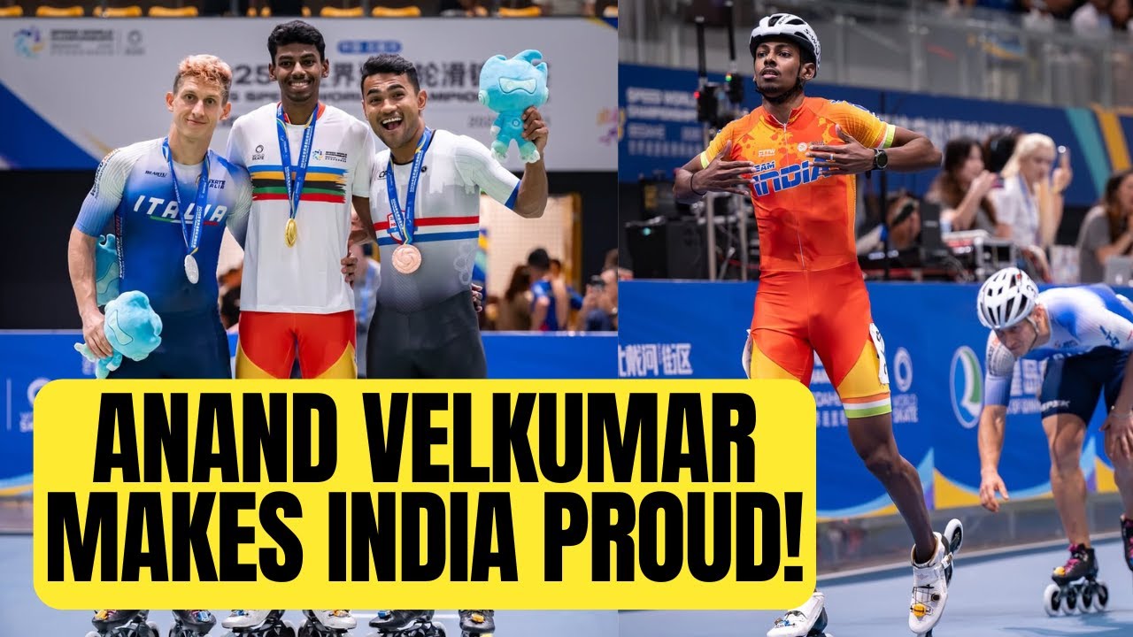 Anand Velkumar scripts history for India with gold medal in Speed Skating World Championships ...