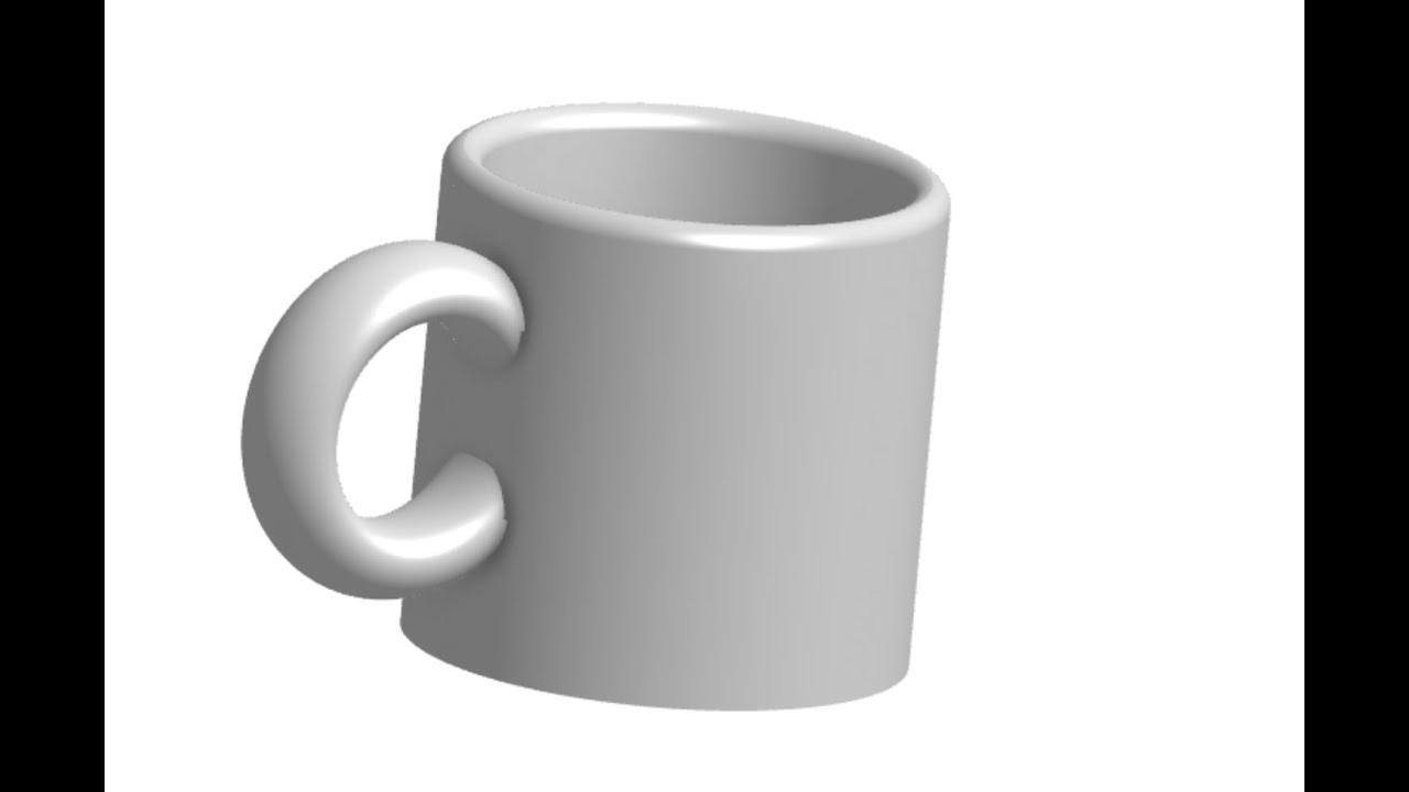 Making a cup in onshape - YouTube