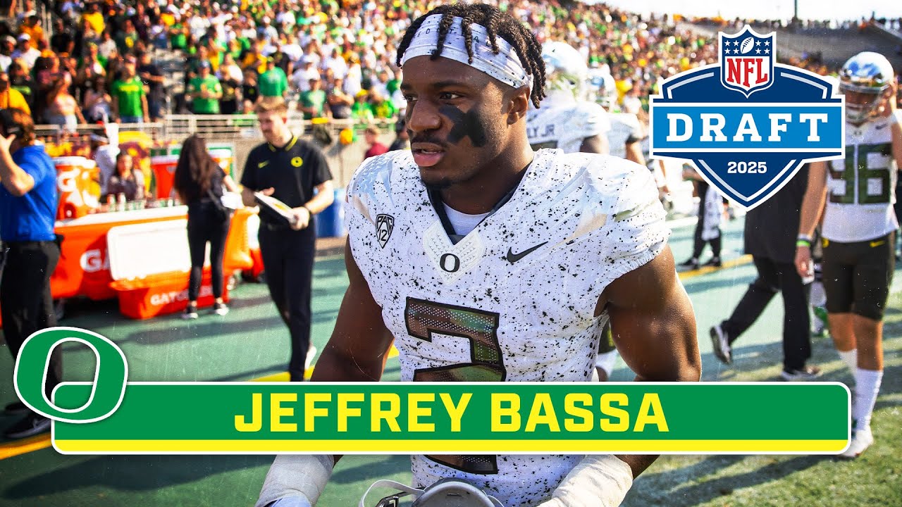 NFL DRAFT HIGHLIGHTS: LB Jeffrey Bassa | Oregon Football - YouTube
