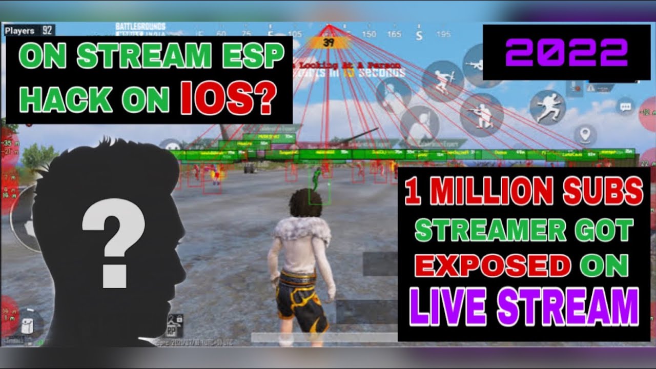 BGMI IOS HACK 😱, 1 MILLION SUBS STREAMER GOT LIVE EXPOSED 😵😱 ...