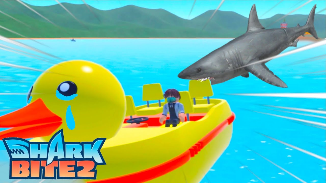 ESCAPE THE SHARK!!! / Roblox: Sharkbite 2 - YouTube