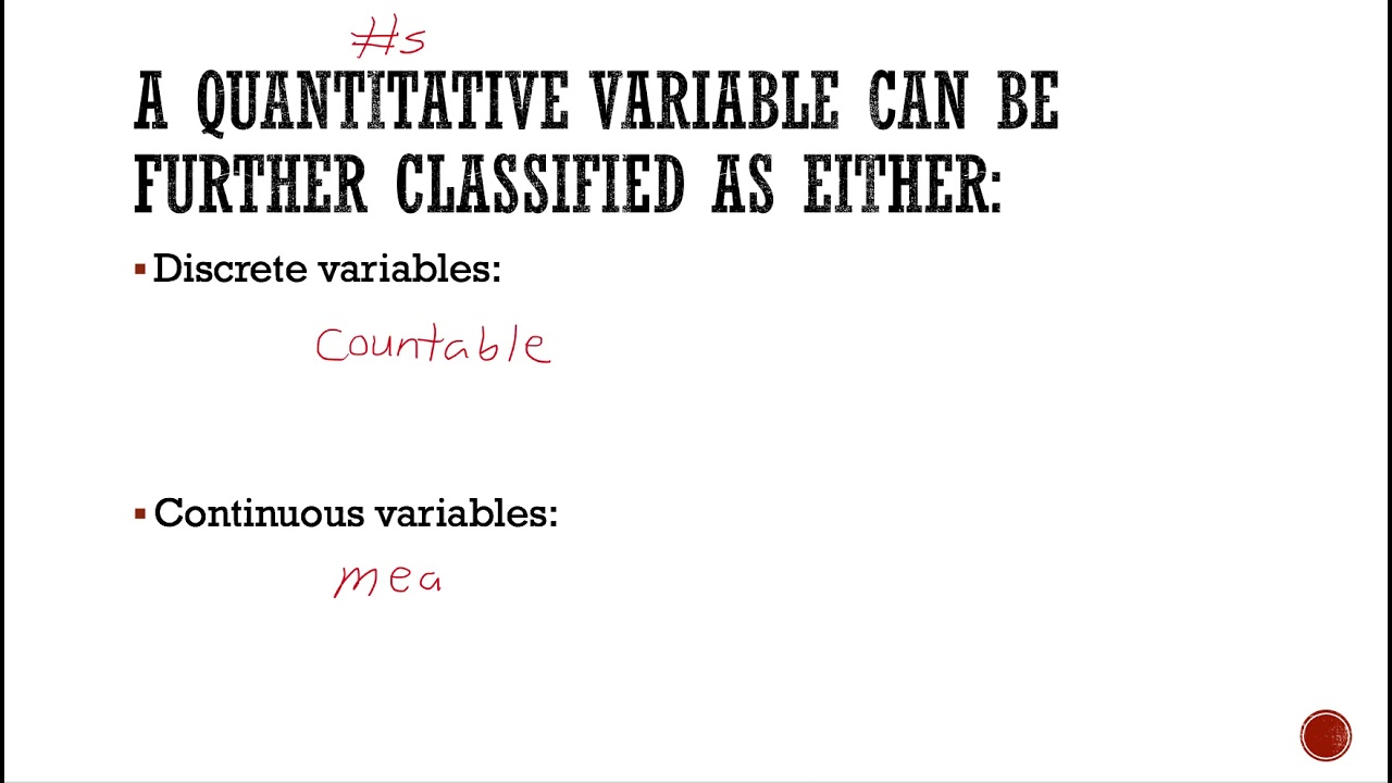 Statistics Review Ch 1 - YouTube