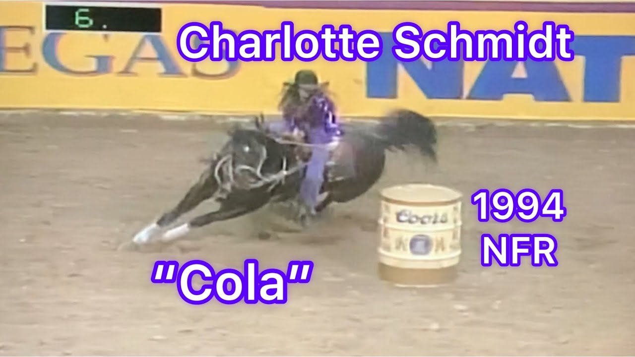 Charlotte Schmidt & "Cola" 1994 National Finals Rodeo Barrel Racing ...